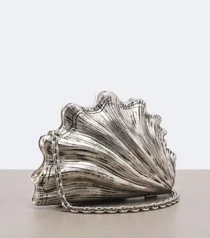 JW Anderson Shell Clutch - Silver