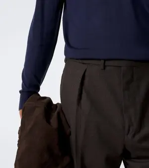 Fedeli Wool Polo Sweater
