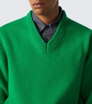 Studio Nicholson Miska Wool Sweater - Green