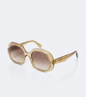 Loewe Mini Anagram Steps Round Sunglasses