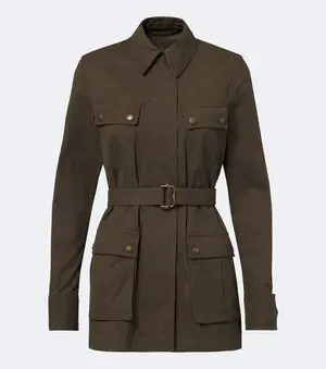 Burberry Belted Cotton-blend Jacket