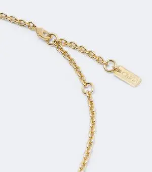 Chloé Tulip Charm Necklace - Gold