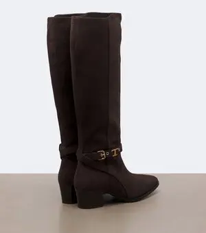 TOD'S T Timeless Suede Knee-high Boots