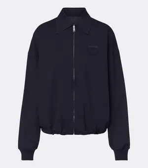 Prada Reversible Re-nylon And Jersey Blouson Jacket