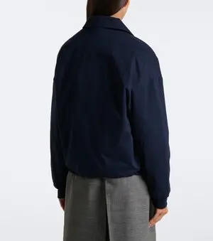 Prada Reversible Re-nylon And Jersey Blouson Jacket