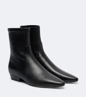 Veronica Beard Glinda Leather Ankle Noots