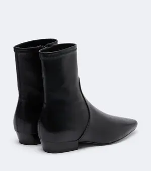 Veronica Beard Glinda Leather Ankle Noots