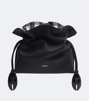 Loewe X Cosima Von Bonin Flamenco Medium Leather Clutch