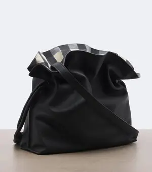 Loewe X Cosima Von Bonin Flamenco Medium Leather Clutch