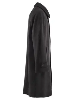 Herno Wool-blend Coat With A Clean, Timeless Design