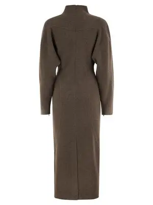 Max Mara Mxstenuta Virgin Wool And Cashmere Midi Dress