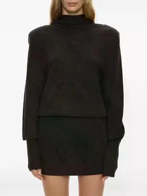 Christopher Esber Cesura Cowl-neck Mini Dress - Grey