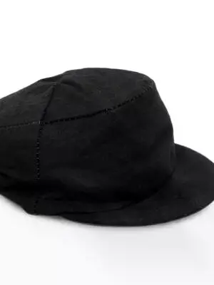 FORME D'EXPRESSION Contrast-stitch Flat-top Hat