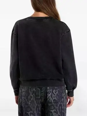 ALLSAINTS Chains Pippa Sequin-embellished Logo-print Sweater