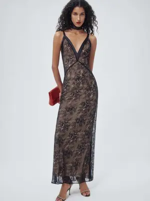 REFORMATION Ciera Dress - Black