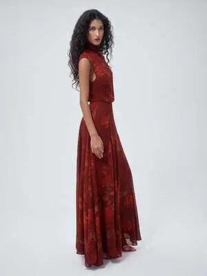 REFORMATION Katia Dress - Red