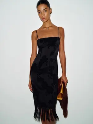 REFORMATION Maribel Dress Burnout Velvet
