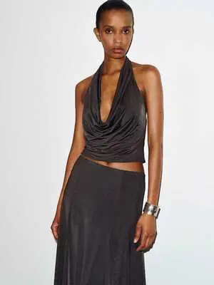 REFORMATION Caitie Knit Two Piece - Black