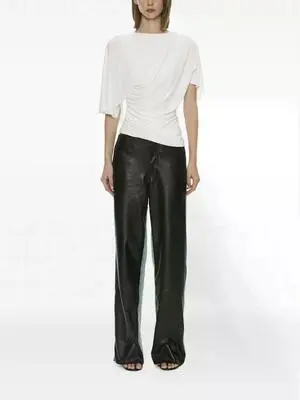 Christopher Esber Troy Deconstruct Leather Jeans - Black