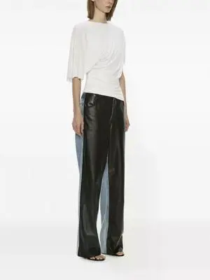 Christopher Esber Troy Deconstruct Leather Jeans