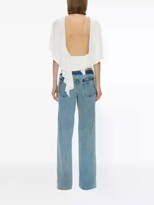 Christopher Esber Troy Deconstruct Leather Jeans
