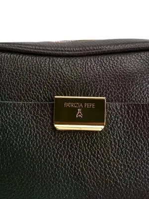 Patrizia Pepe All Day Logo-plaque Pebbled Mini Bag