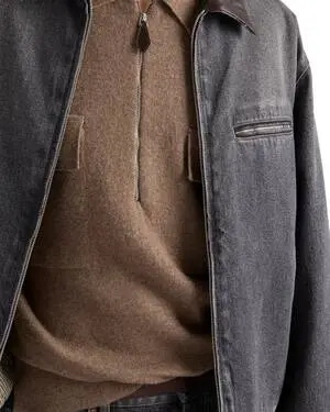 Prada Cashmere Polo Shirt