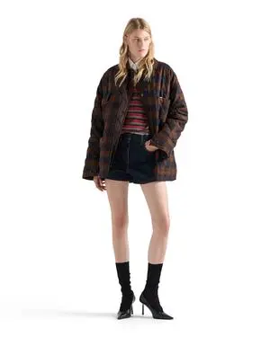 Prada Quilted Wool Caban Jacket