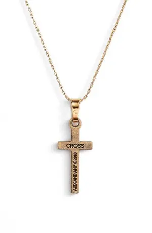 ALEX AND ANI Cross Pendant Necklace