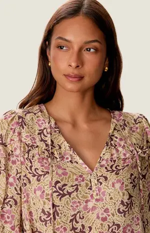 Rebecca Taylor Charlotte Ruffle Top