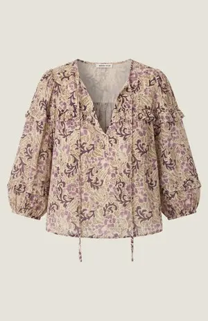 Rebecca Taylor Charlotte Ruffle Top