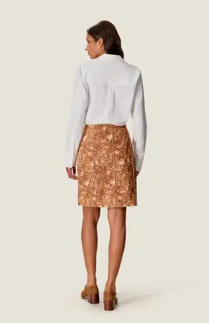 Rebecca Taylor Isha Velvet Skirt