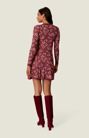 Rebecca Taylor Daleney Jacquard Sweater Dress