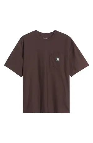 Carhartt Work In Progress Logo Pocket Cotton T-shirt - Palisander