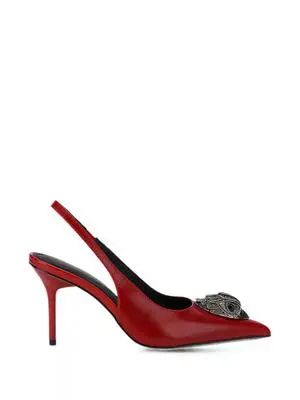 Kurt Geiger Belsize Sling Pumps - Red