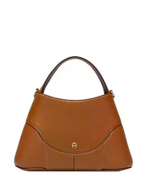 AIGNER Medium Hazel Leather Tote Bag - Brown