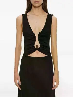 Christopher Esber Aida Orbit Cut-out Dress - Black