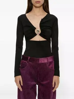 Christopher Esber Diverge Droplet Long-sleeve Top - Black