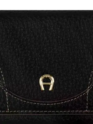 AIGNER Hazel Leather Wallet - Black