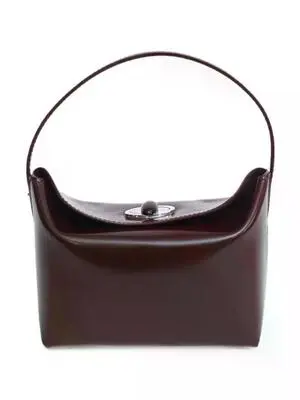 Christopher Esber Mini Turnlock Polished Tote Bag - Red