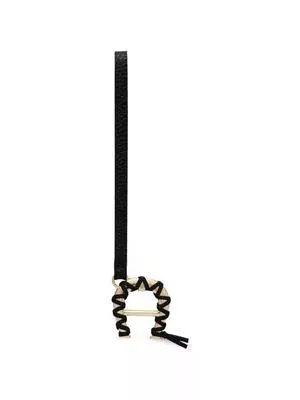 AIGNER Ciondollini Wrapped A Logo Bag Charm - Black