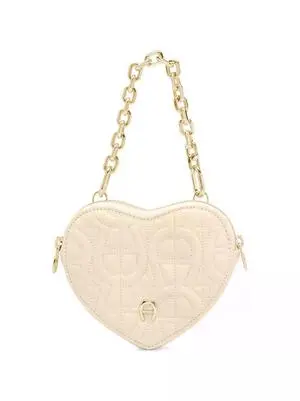 AIGNER Heart Quilted Mini Bag