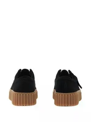 Clarks Torhill Bee Suede Sneakers - Black