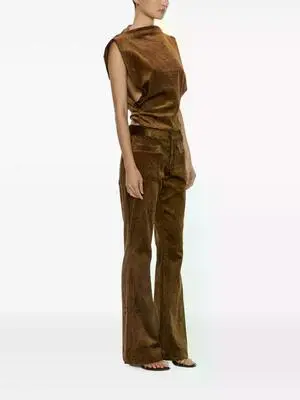 Christopher Esber Enne Corduroy-effect Trousers - Brown