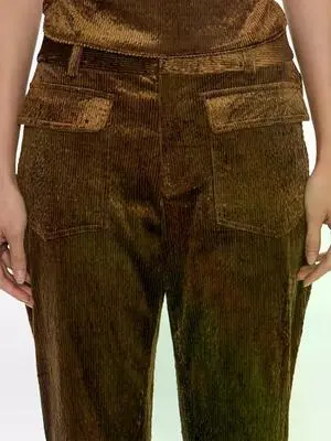 Christopher Esber Enne Corduroy-effect Trousers - Brown