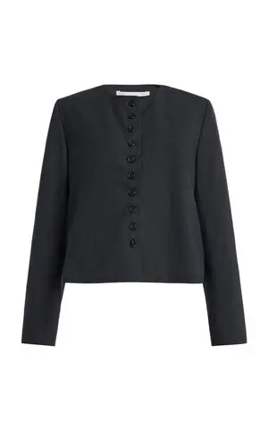 THE FRANKIE SHOP Katya Button-up Crepe Top