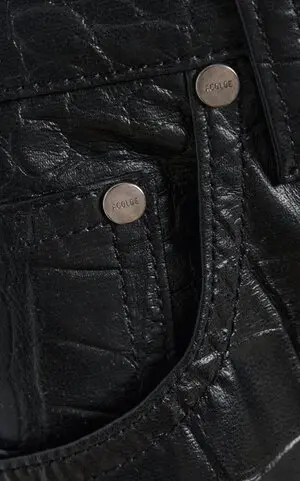 AGOLDE Verica Faux Leather Wide-leg Pants