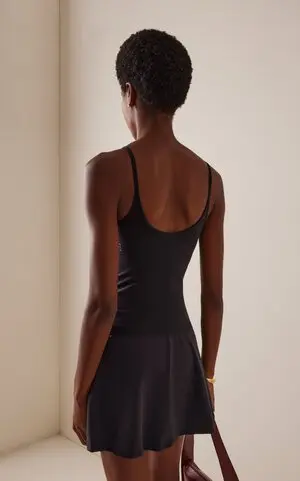 LEFT ON FRIDAY Barre Tank Long - Black