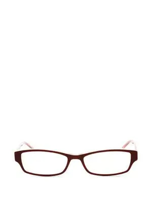 ADENSCO Rectangle-frame Glasses - Red