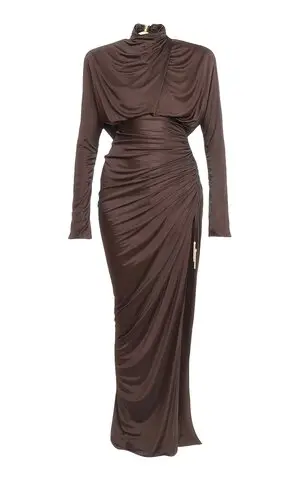 Balmain Long Jersey Dress